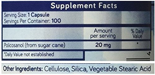 Policosanol multivitamin for seniors vitality