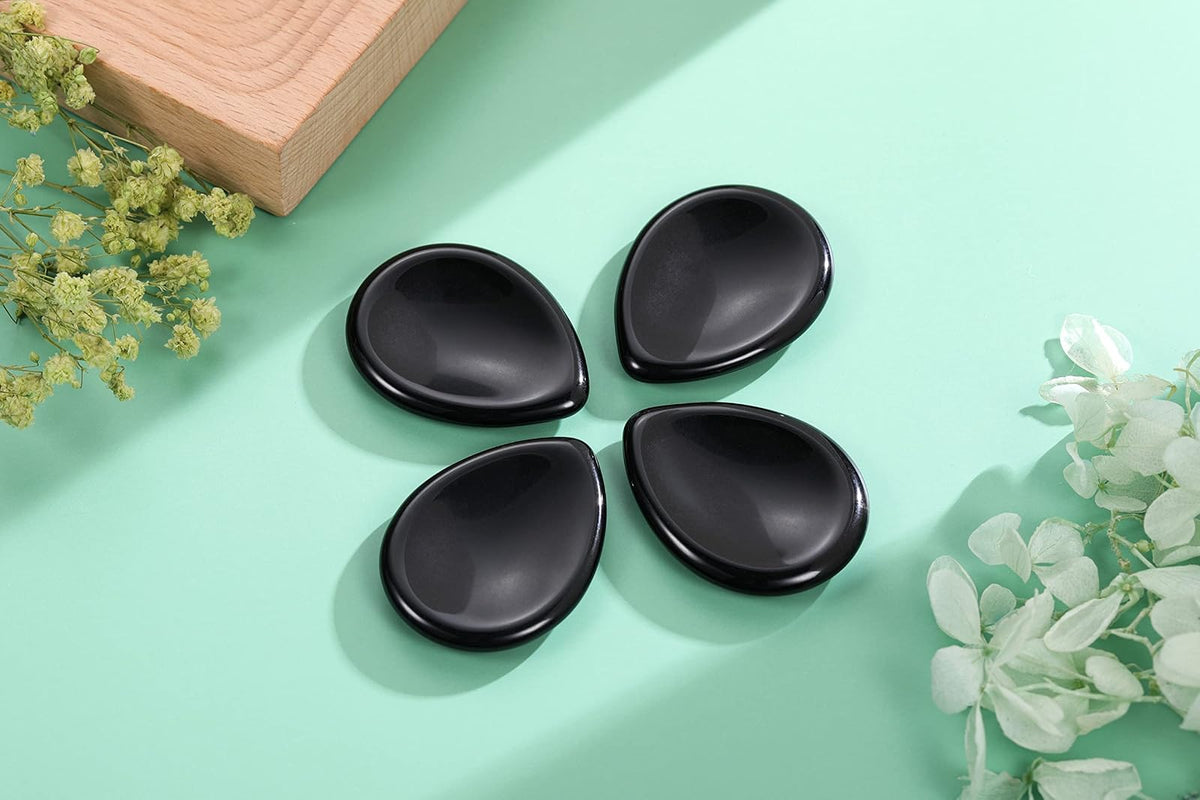 Polished pocket palm stone for stress relief