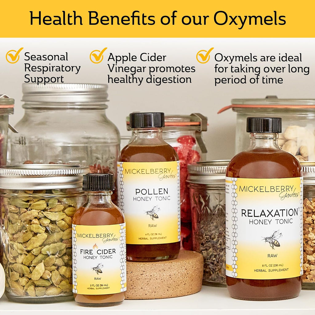 Pollen honey tonic for immune support