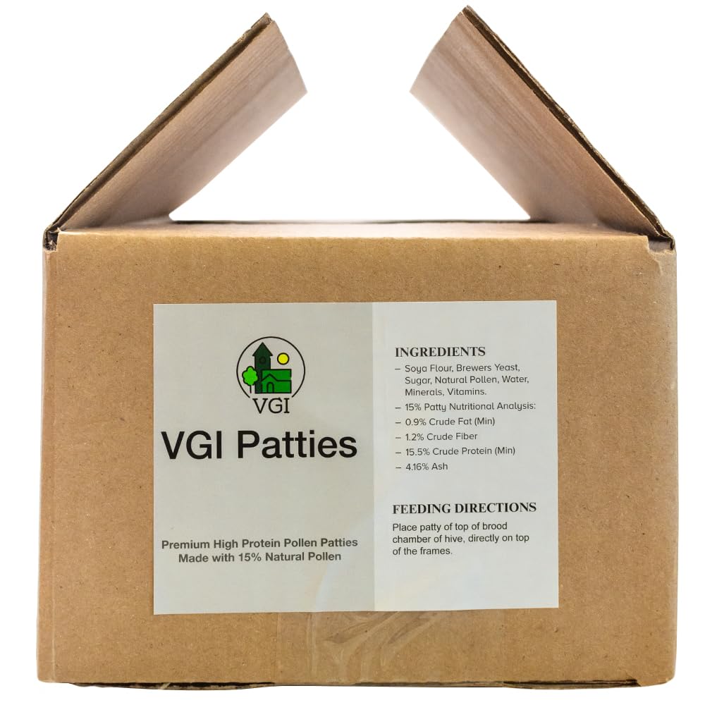 pollen patties for healthy bee colonies