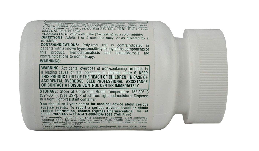 Poly Iron 150 capsules benefits