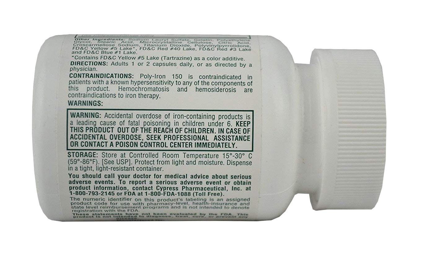 Poly Iron 150 capsules benefits