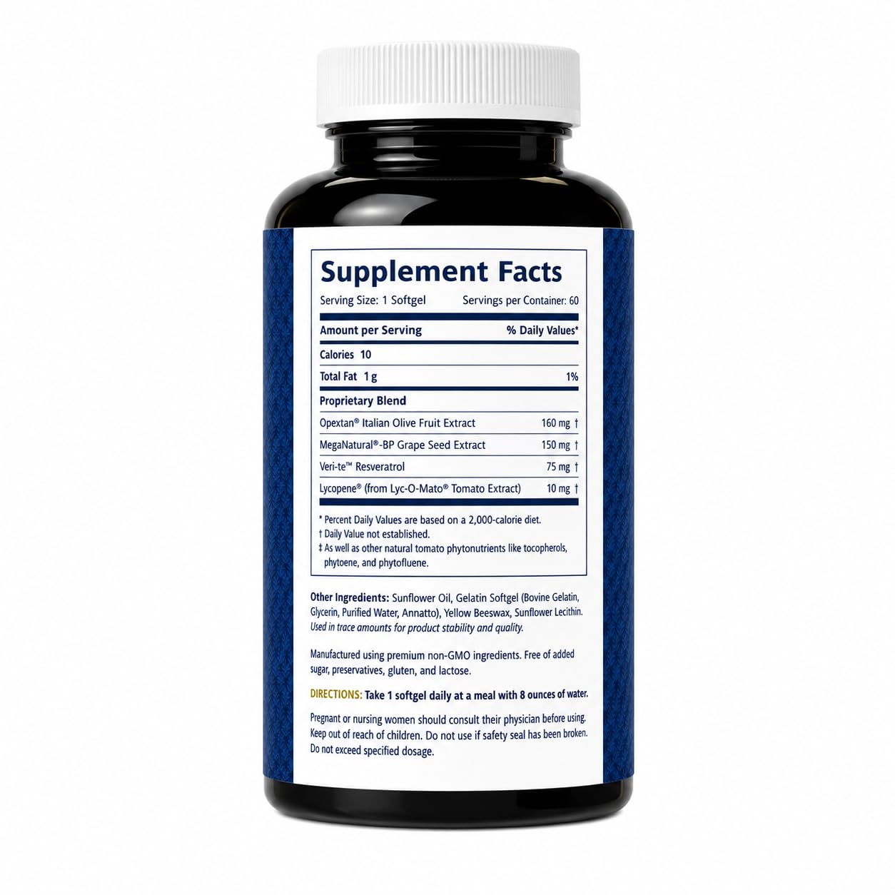 Polyphenol antioxidant complex supplement