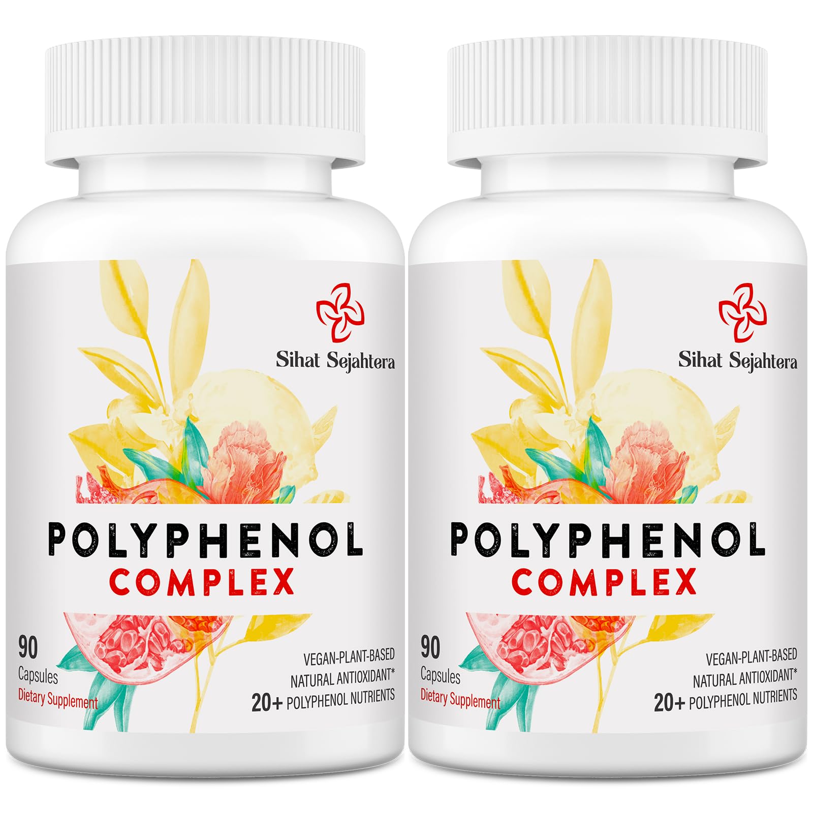 Polyphenol superfood antioxidant capsules