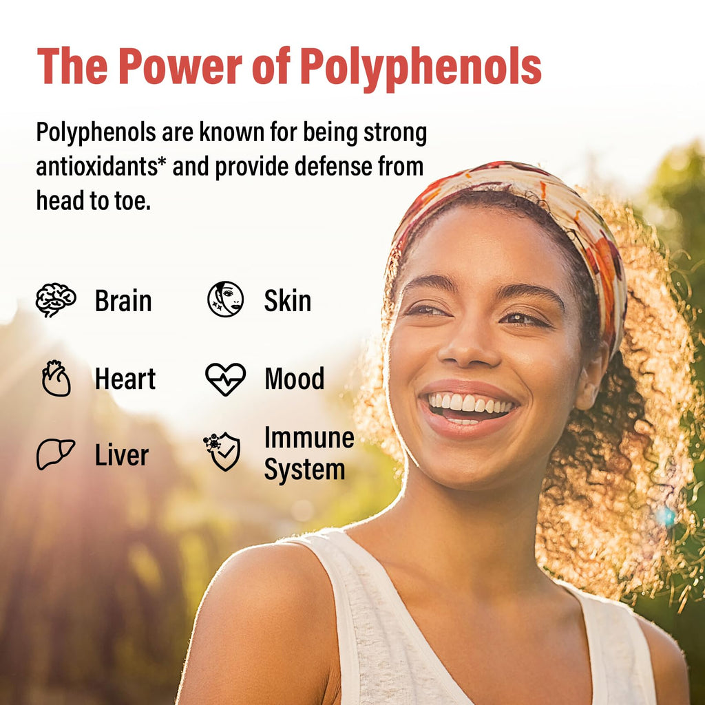 Polyphenols resveratrol for anti-aging