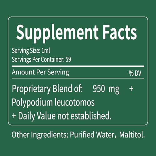 Polypodium Leucotomos drops for daily vitality