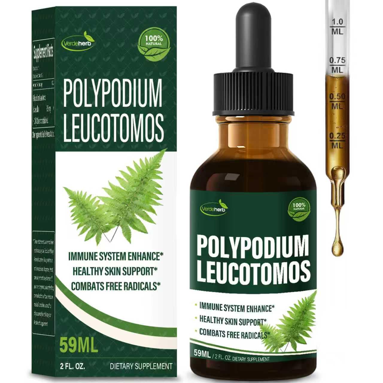 Polypodium leucotomos immune support drops