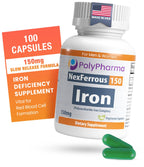 Polysaccharide iron complex capsules