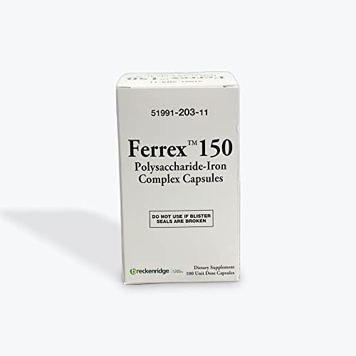 Polysaccharide iron complex capsules