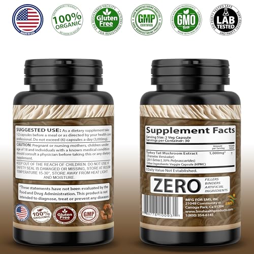 polysaccharide-rich mushroom supplement