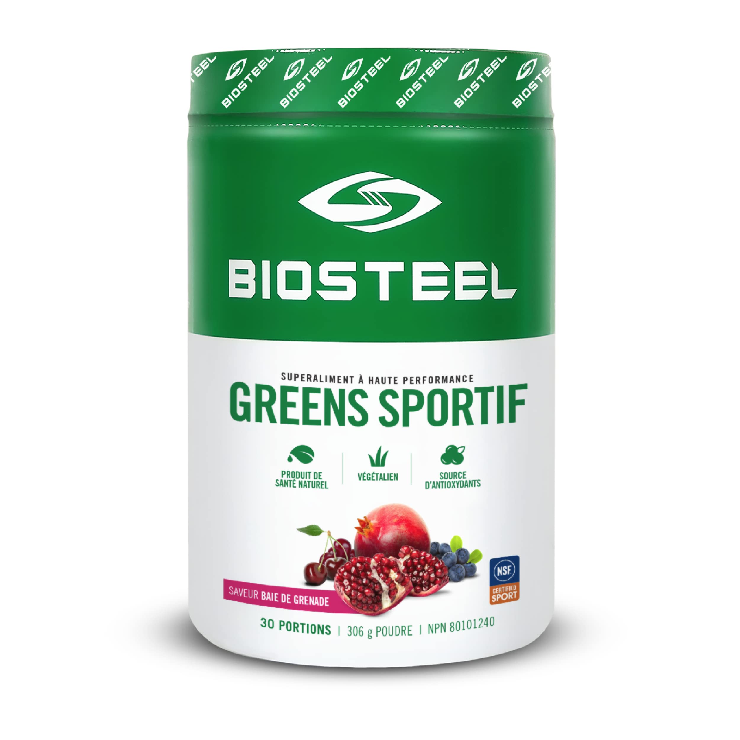 Pomegranate berry flavour sports supplement