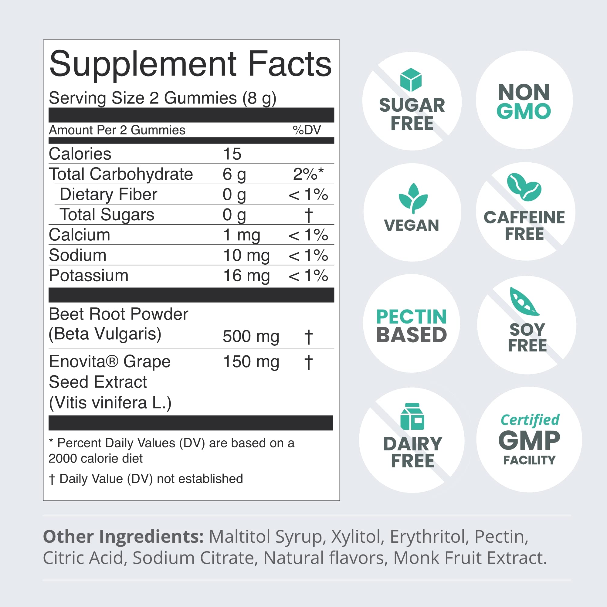 pomegranate berry flavour supplements