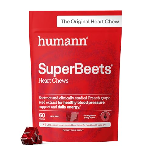 Pomegranate berry superbeets heart chews