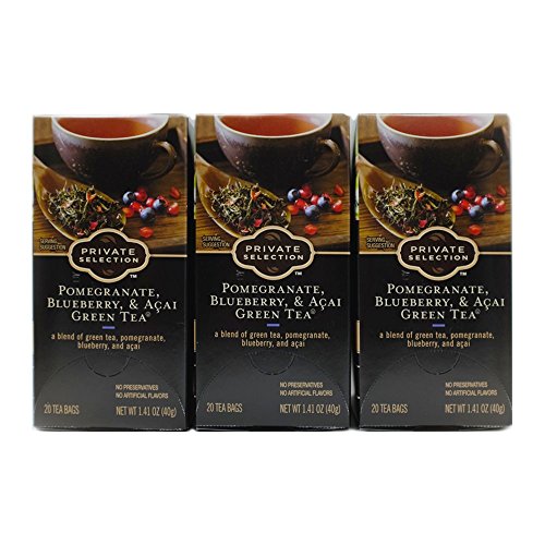 Pomegranate blueberry acai green tea