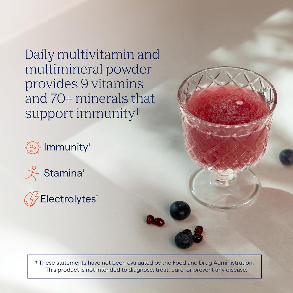 Pomegranate blueberry electrolyte drink mix