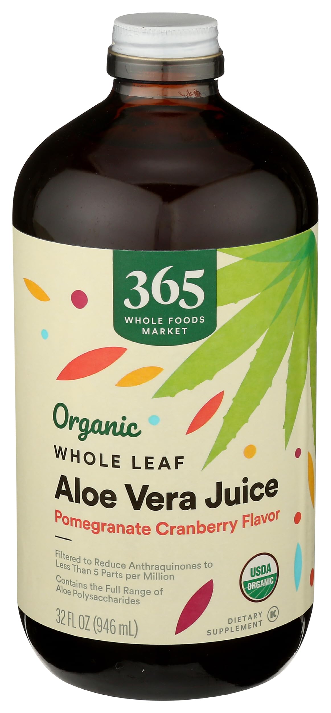 pomegranate cranberry aloe vera beverage