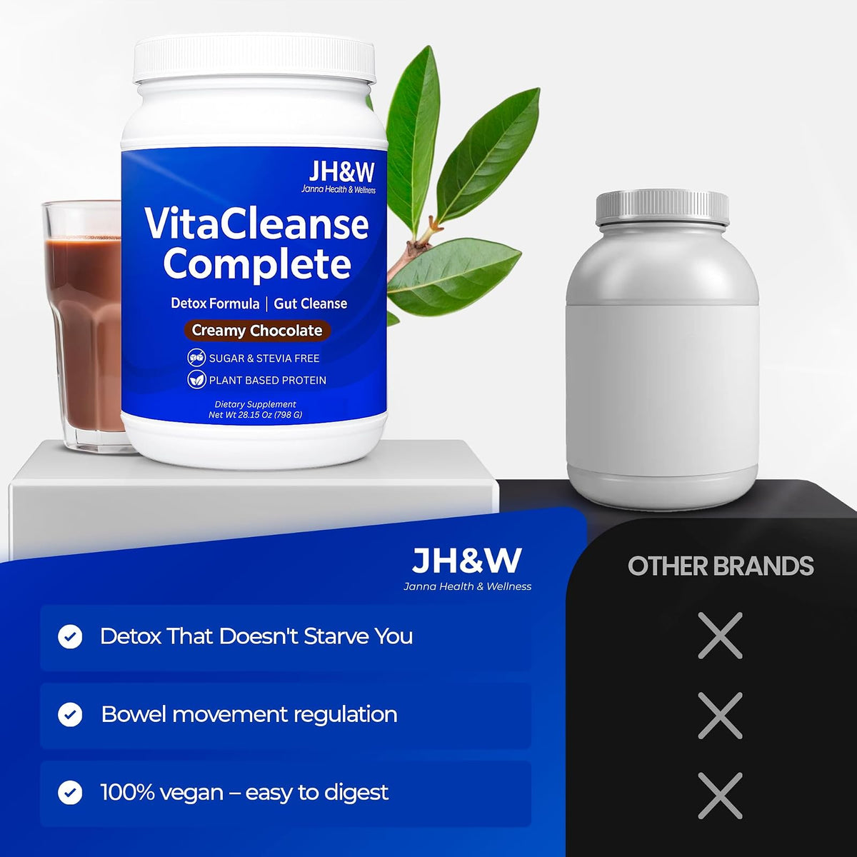 Pomegranate detox powder for wellness
