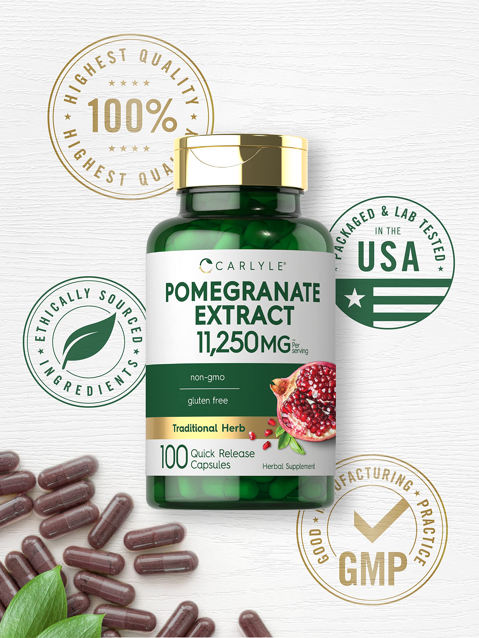 Pomegranate extract for antioxidant support