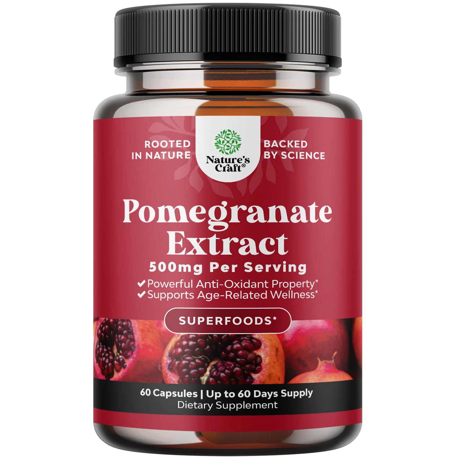 Pomegranate extract multivitamin capsules