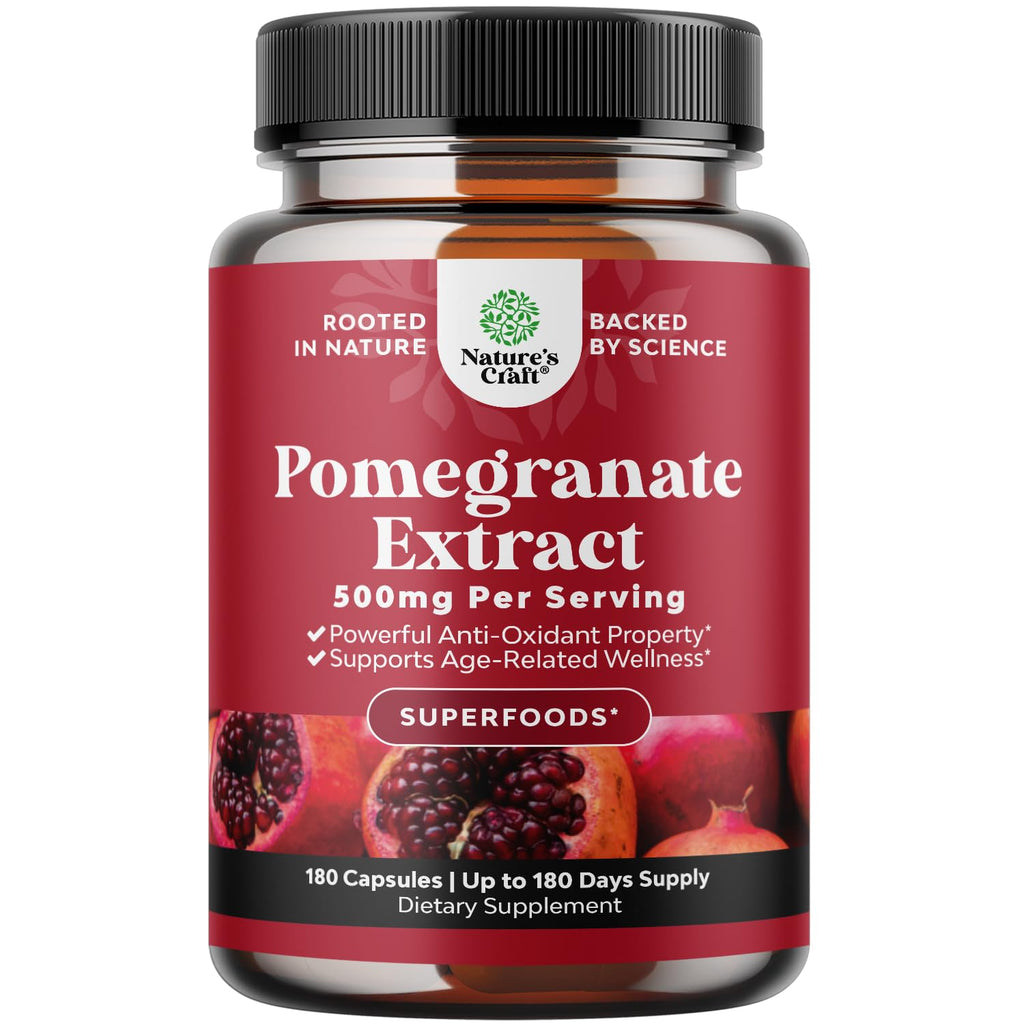 Pomegranate extract multivitamins for wellness