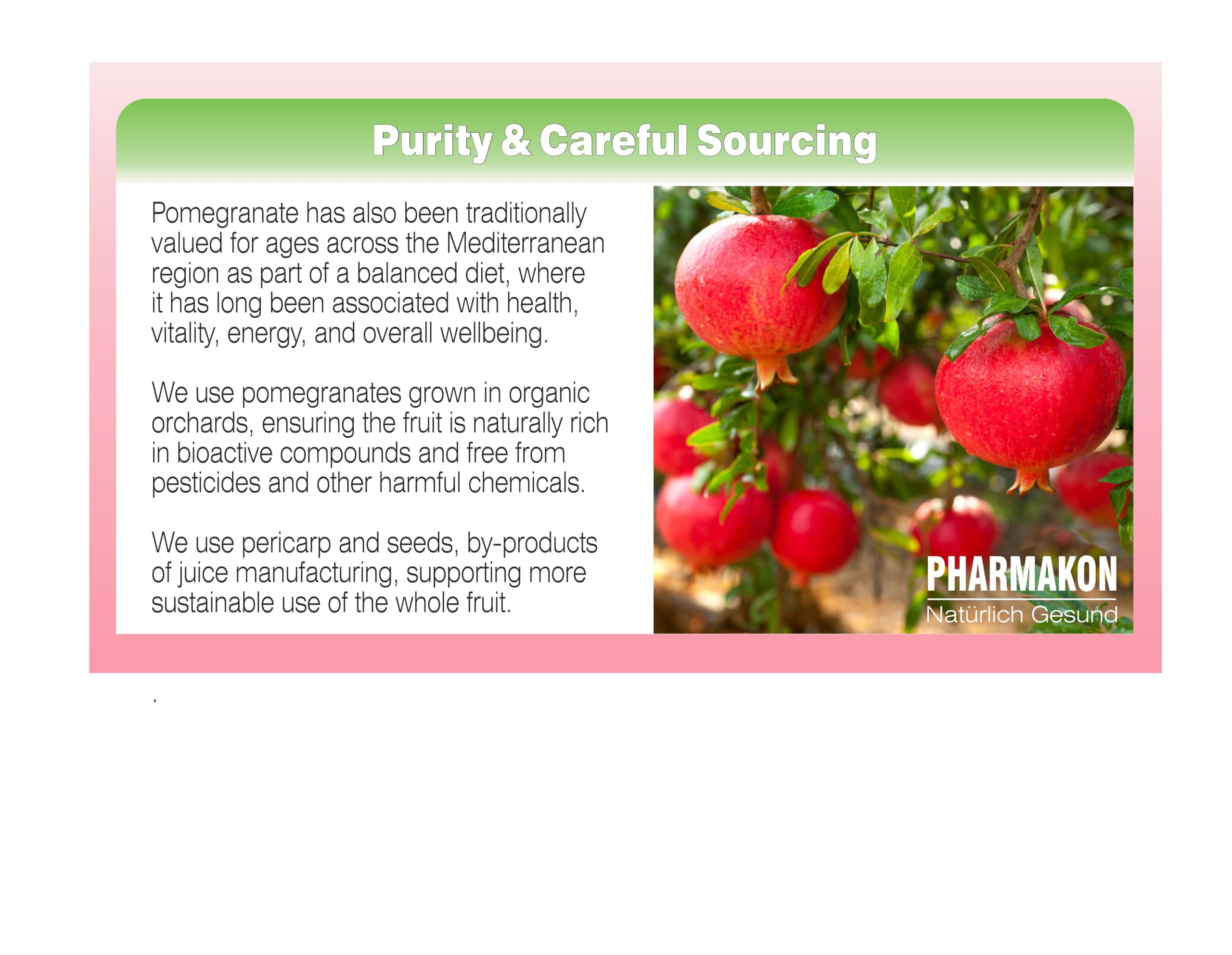 pomegranate extract with polyphenols