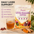Pomegranate flavored detox supplement