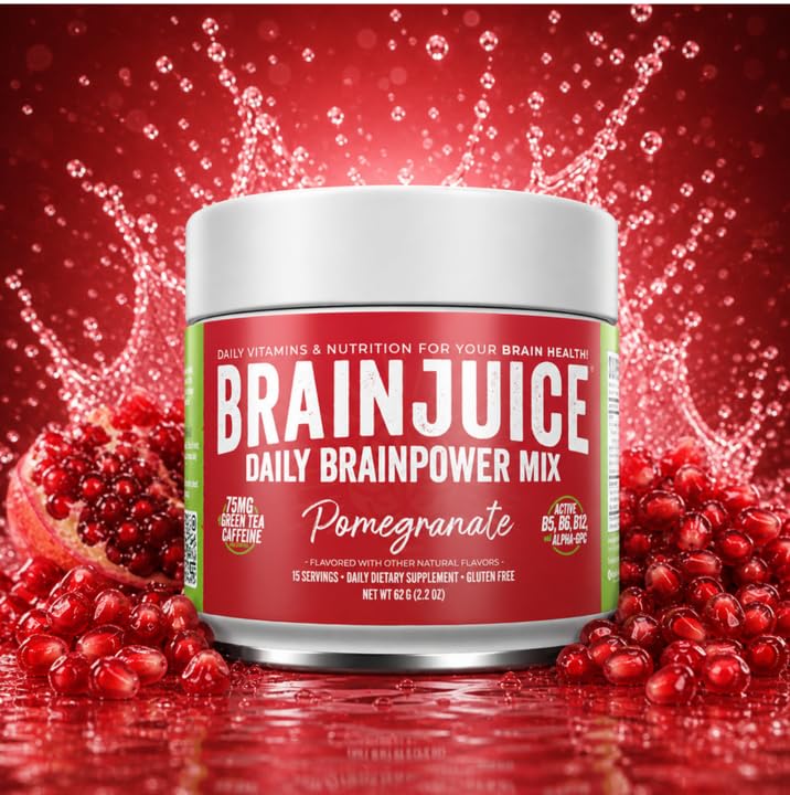 Pomegranate flavour energy drink powder