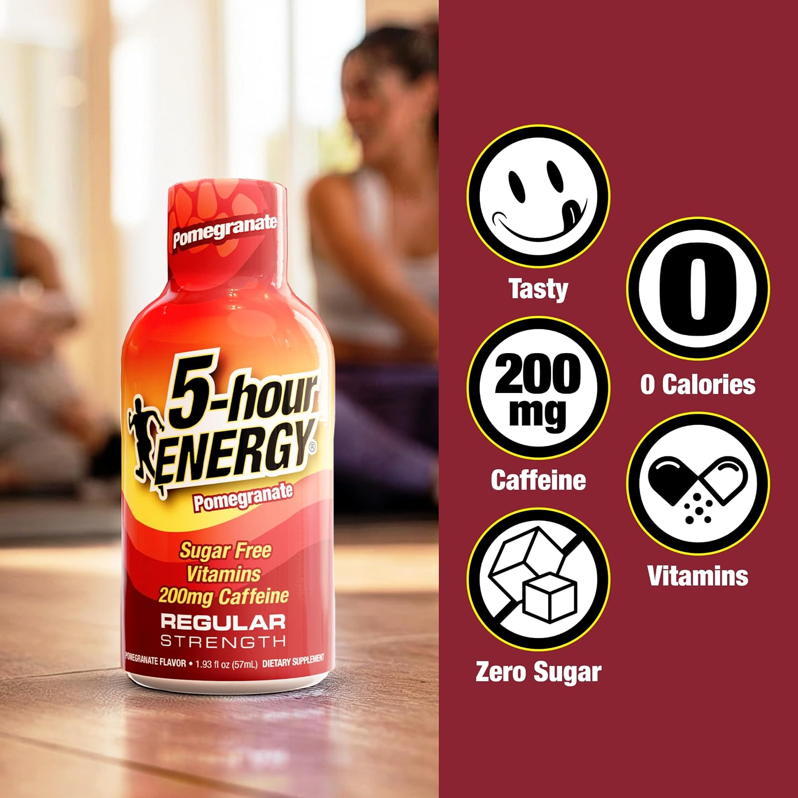 pomegranate flavour energy supplement