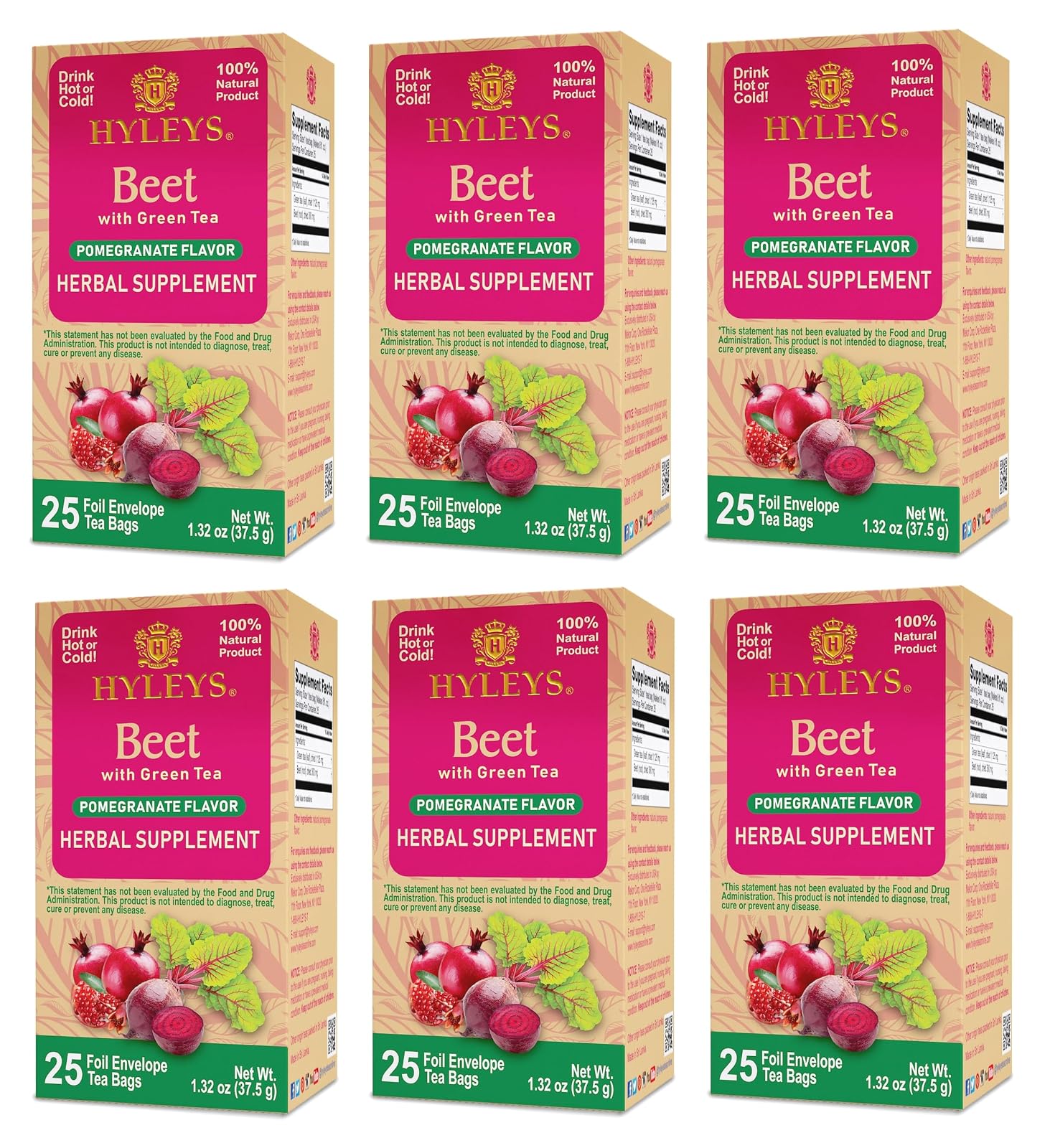pomegranate flavoured green tea