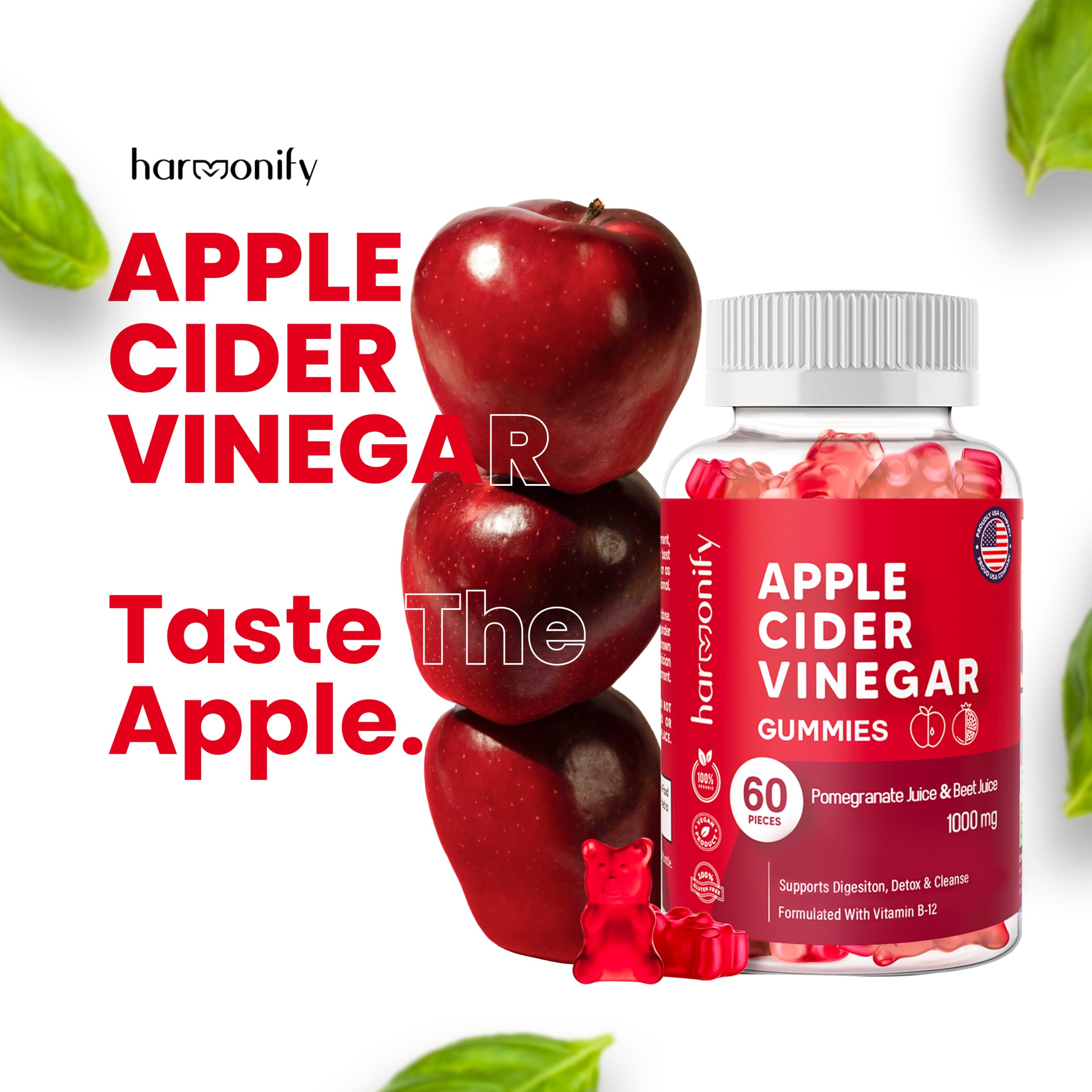 pomegranate flavoured health gummies