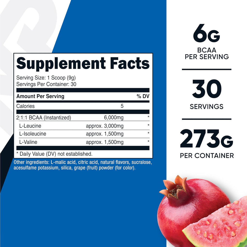 Pomegranate guava BCAA for workout support