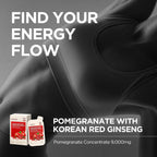 Pomegranate infused Korean red ginseng