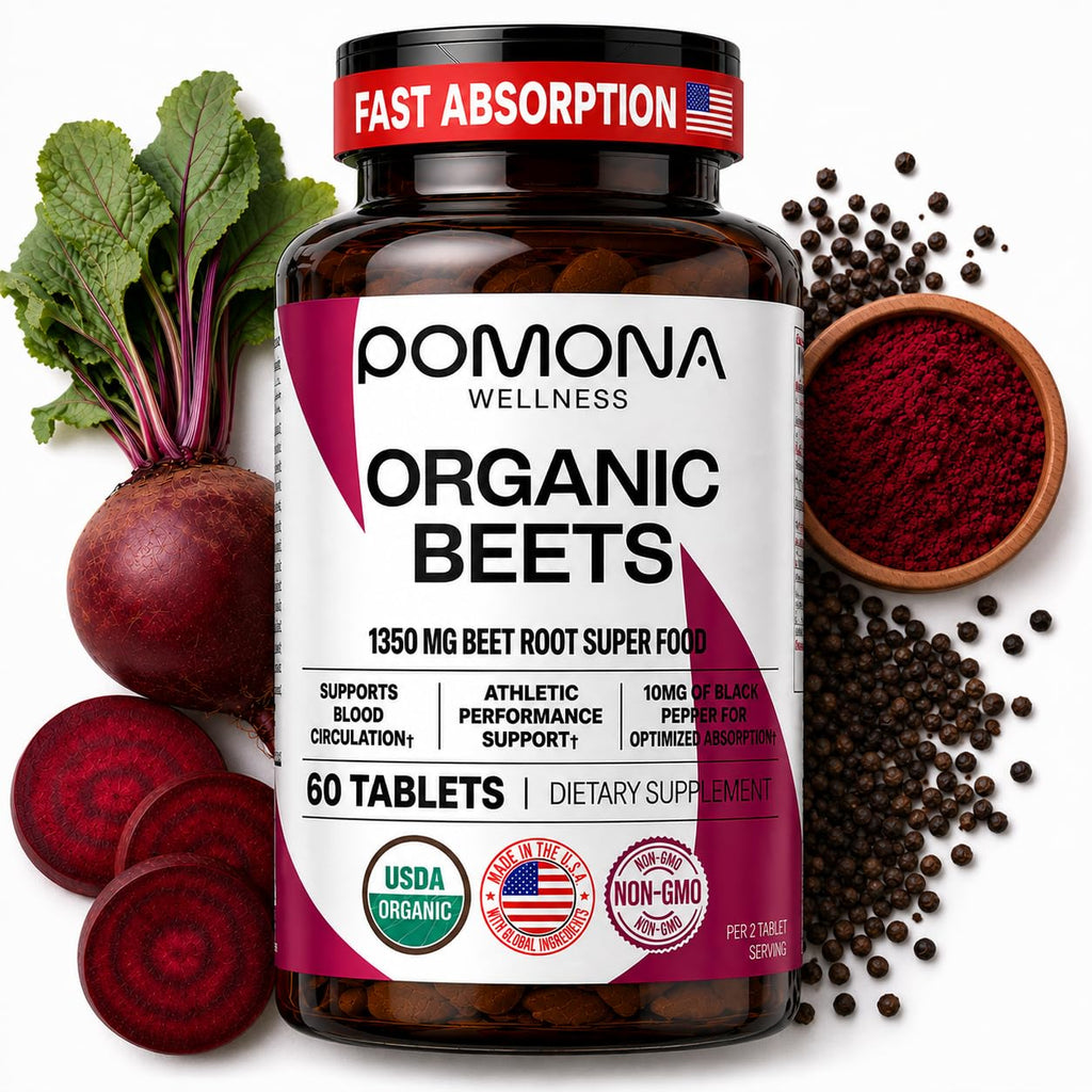 Pomona Wellness beetroot supplement benefits