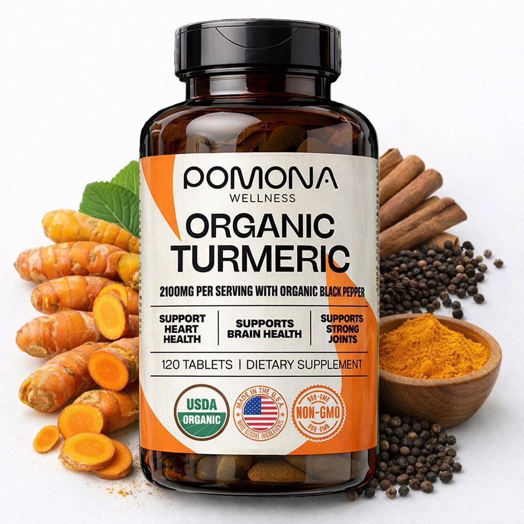 Pomona Wellness turmeric 2100 mg tablets
