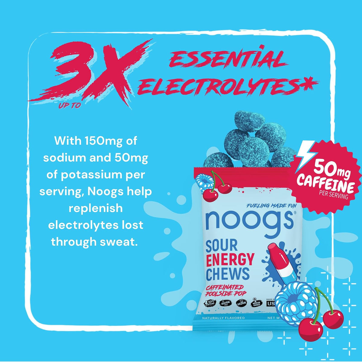 Poolside Pop energy chews 30 count