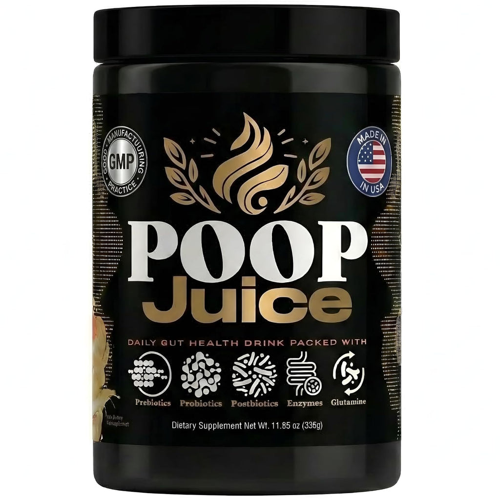 Poop Juice fiber supplement for gut health