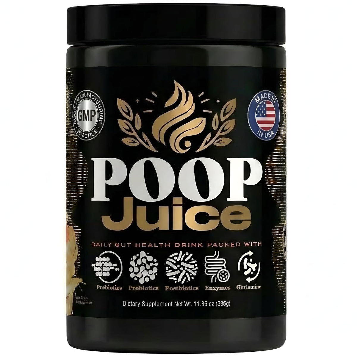 Poop Juice fiber supplement for gut health
