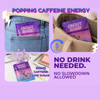 Popping energy chews for quick boost