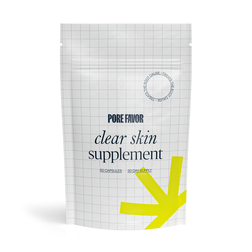 POREFAVOR blended vitamin & mineral supplements for clear skin