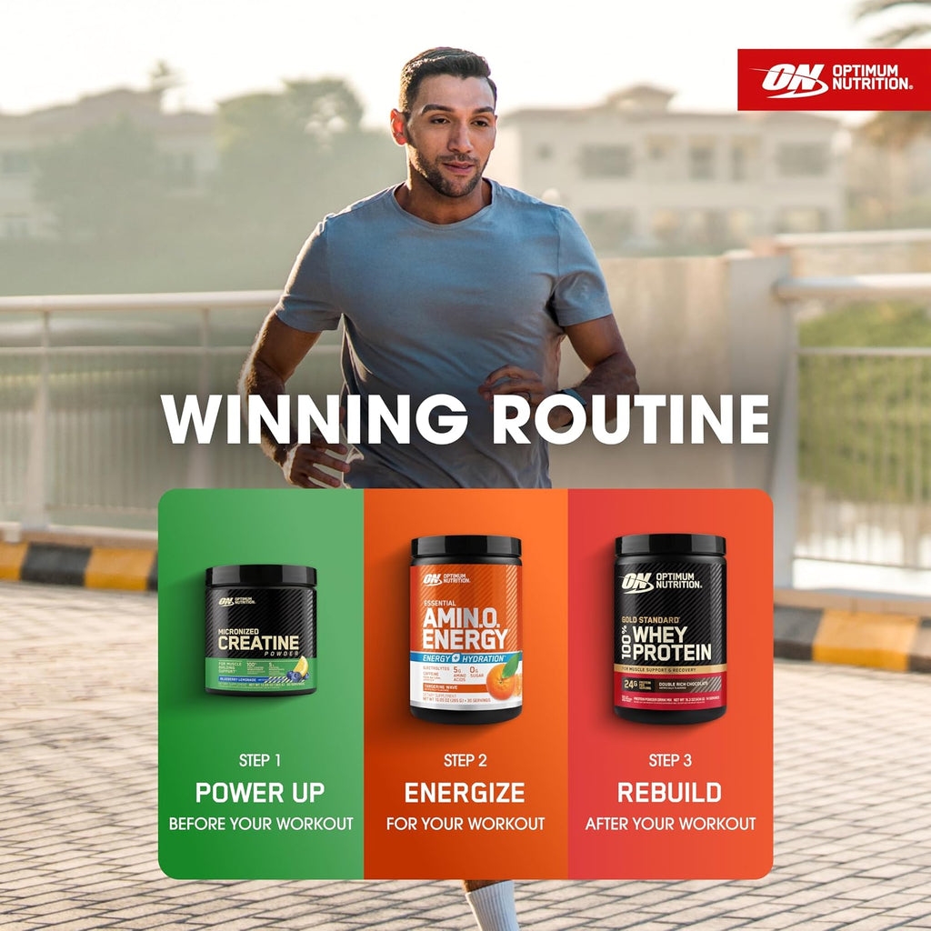 Portable amino energy for on-the-go
