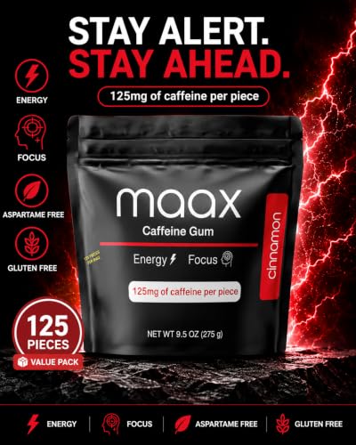 portable caffeine gum for workouts