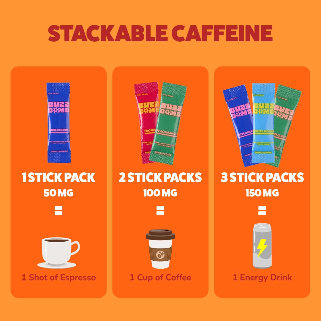 portable caffeine packets for workouts