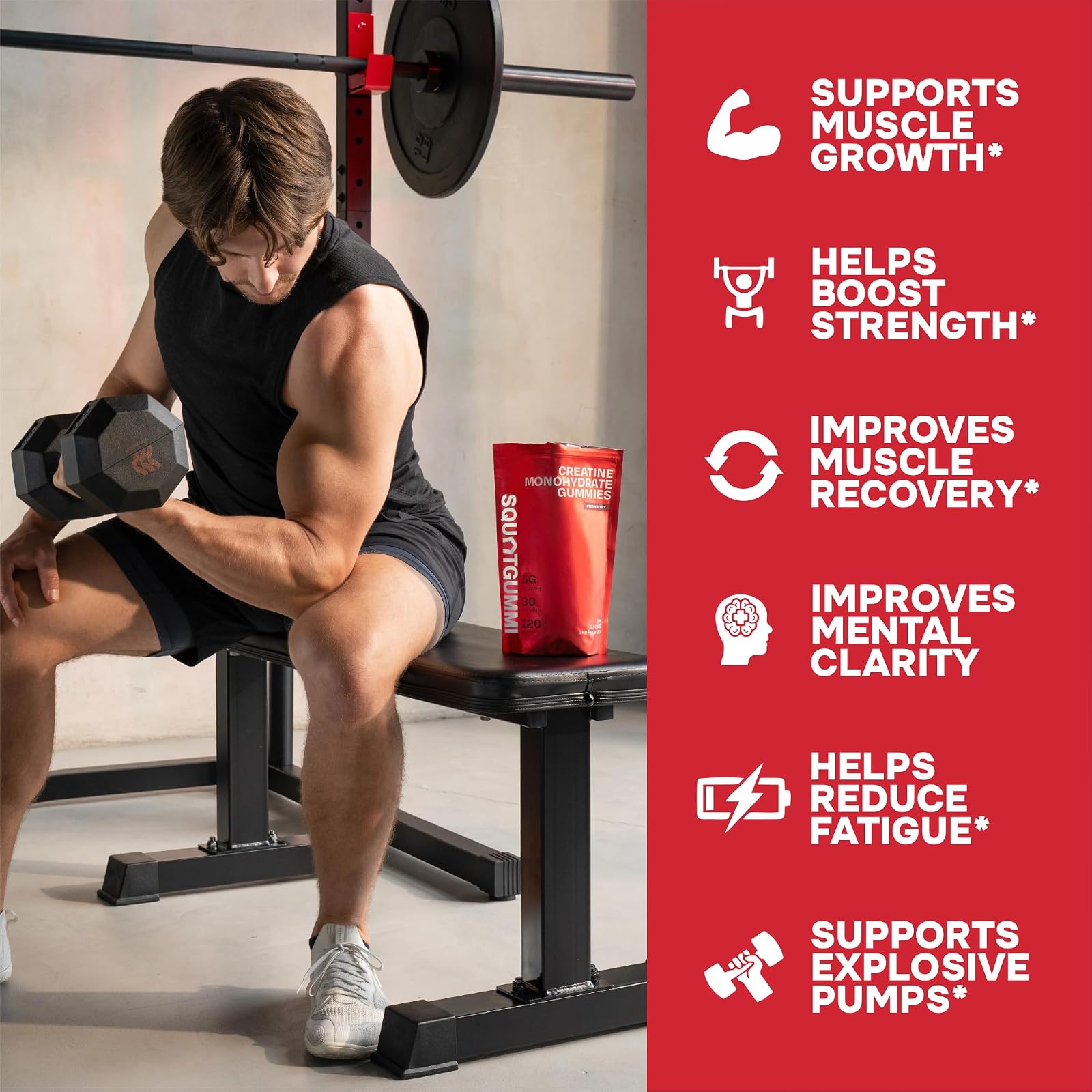 portable creatine gummies for athletes