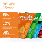 Portable creatine packs for on-the-go