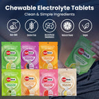 Portable electrolyte chews for athletes