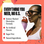 portable electrolyte packets for athletes