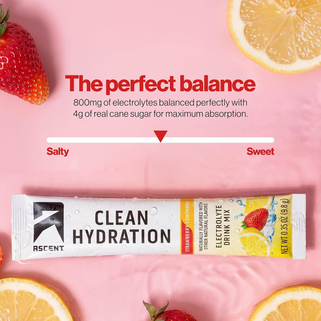 Portable electrolyte packets for athletes