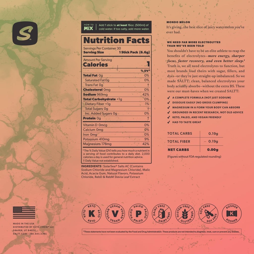 Portable electrolyte packets for outdoor activities
