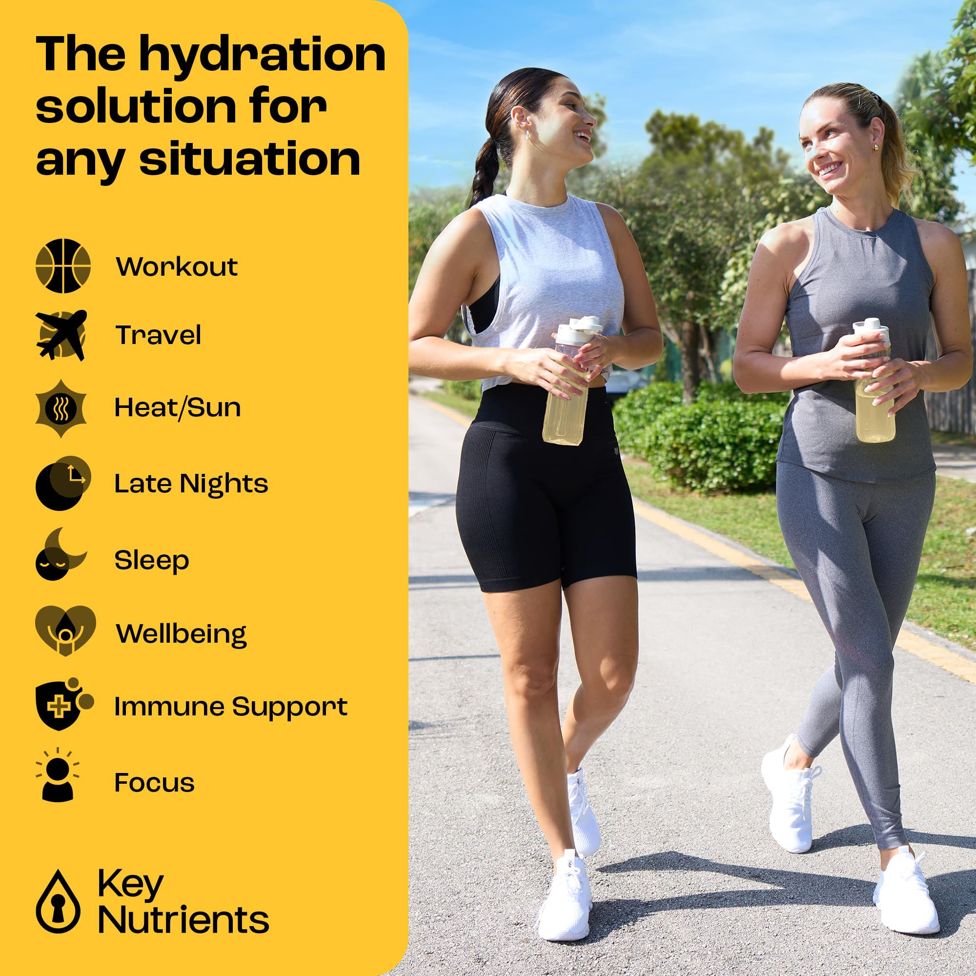 portable electrolyte packets for travel