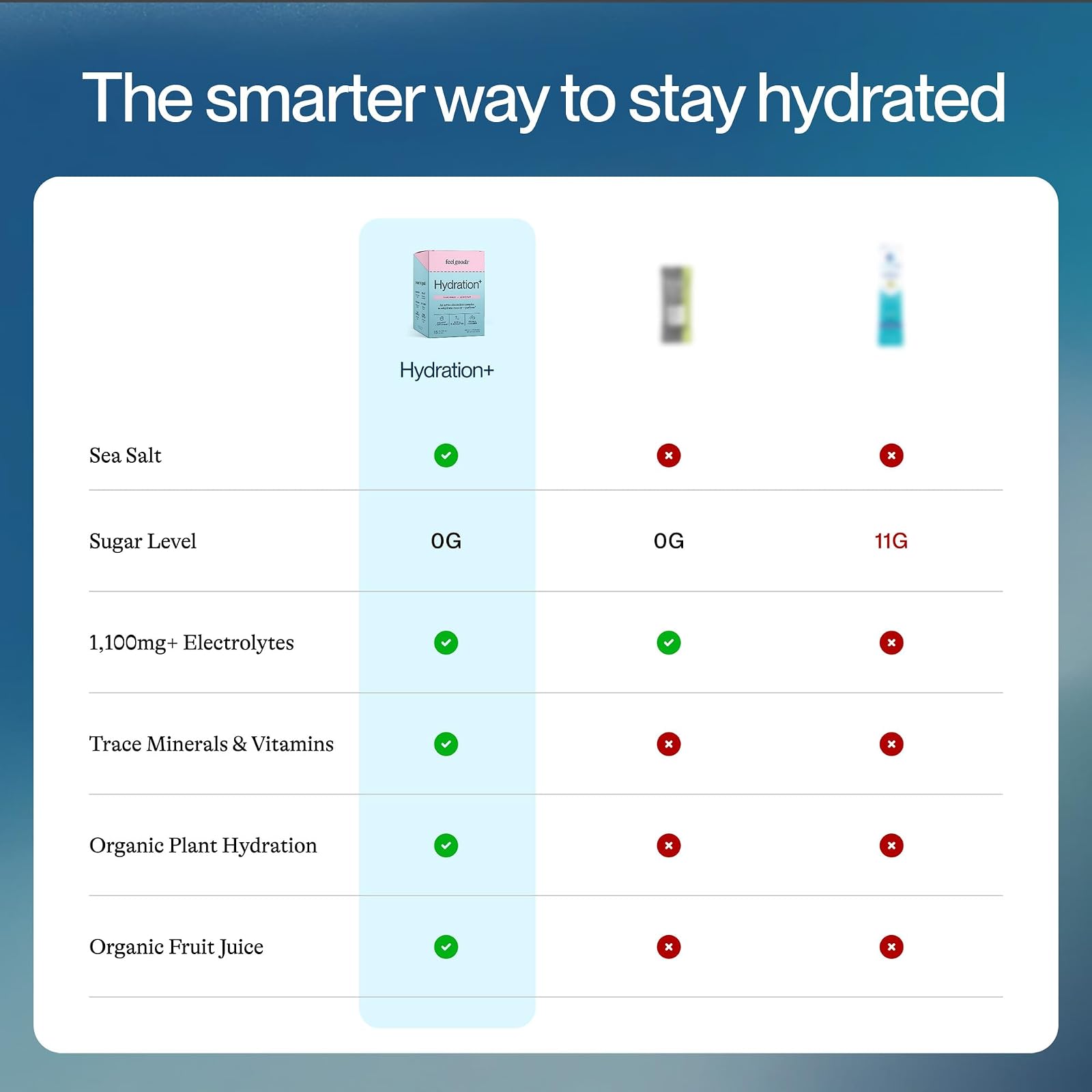 portable electrolyte packets for travel